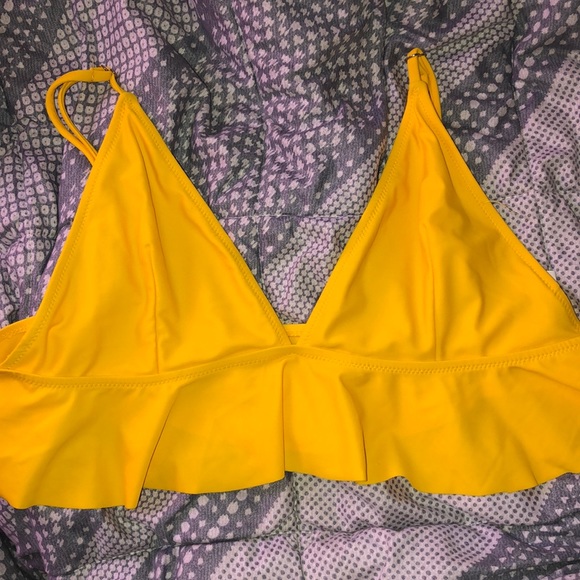 Swim | Yellow Bikini Top | Poshmark
